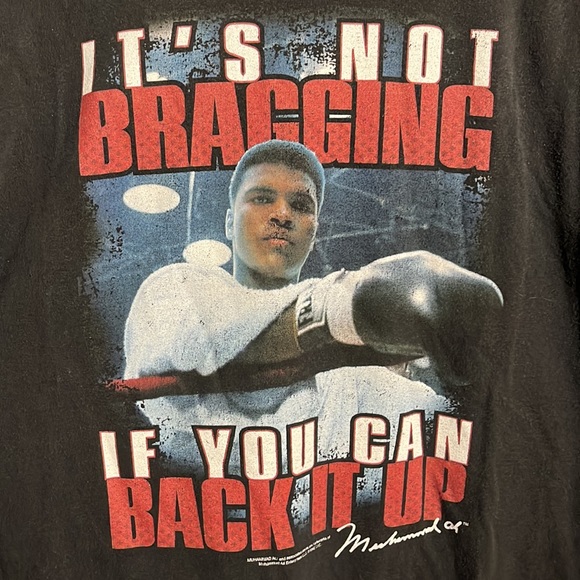 Shirts | Muhammad Ali Its Not Bragging If You Can Back It Up Tee | Poshmark